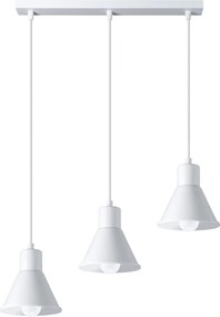 Sollux Lighting Závěsné svítidlo TALEJA 3 bílé E27