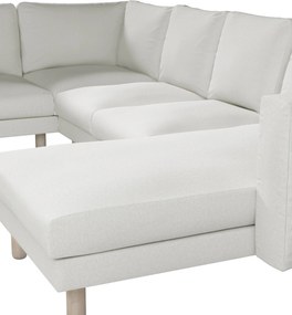 Potah na pohovku IKEA Norsborg rohová, 5-místná se šezlongem barva krémová látka pletený vzor