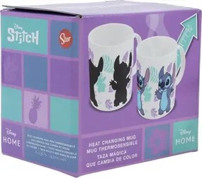 STOR Hrneček keramický měnící barvu 325ml Stitch
