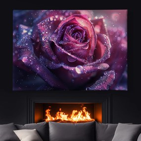 Obraz na plátně - Růže, růžový dotek FeelHappy.cz Velikost obrazu: 60 x 40 cm