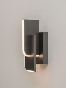 Světle šedé kovové LED stmívatelné nástěnné svítidlo Totem – Nova Luce
