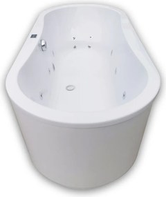 Essente ExclusiveLine SORENA OVAL PLUS 180x80 hydromasážní vana 180 × 80 cm HYDROMASÁŽNÍ SYSTÉM: TWIN POWER