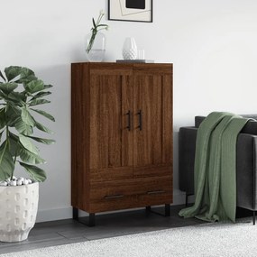 vidaXL Skříň highboard 69,5 x 31 x 115 cm kompozitní dřevo [830352] Barva: hnědý dub