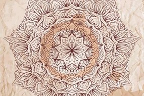 Samolepiaca tapeta abstraktná etnická Mandala - 300x200 cm