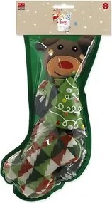 Dog Fantasy Winter Tale / Vánoční punčocha s hračkami pro psa / 4 ks /