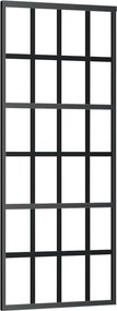 Posuvné dveře se sadou kování černé 76x205 cm ESG Glass 3375853