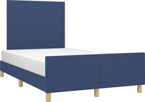Rám postele bez matrace modrá 120x200 cm textil 3124885