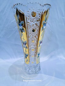 Váza otevřená se zlatem a smaltem 25,5 cm II.