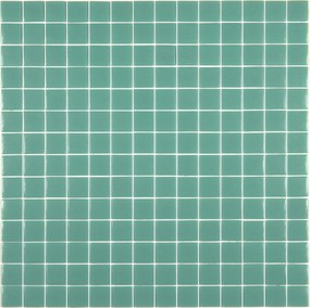 Hisbalit Skleněná mozaika zelená; tyrkysová Mozaika 222A MAT 2,5x2,5 2,5x2,5 (33,33x33,33) cm - 25222AMH