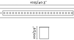 FARO 70448 - LED Venkovní zápustné svítidlo GRAVA LED/42W/24V IP67