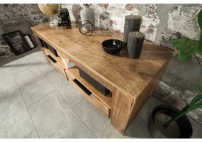 Massive home | TV stolek z mangového dřeva Iron craft 130 cm