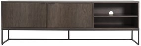 OnaDnes -20% Hnědý dubový TV stolek Tenzo Bali 176 x 40 cm