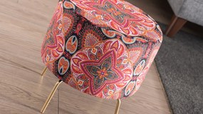 Atelier del Sofa Taburet Octo - Multicolor, Vícebarevná