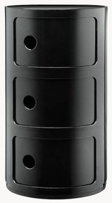 Designový odkládací stolek Componibili, 3 moduly