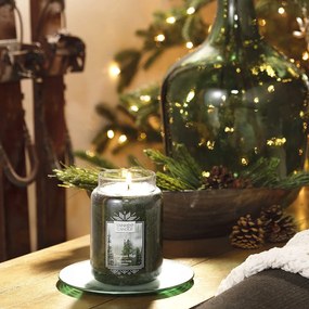 Yankee Candle vonná svíčka Classic ve skle velká Evergreen Mist 623 g