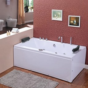 BPS-koupelny Hydromasážní vana HYD-RA640 180x90 bez ohřevu vody