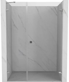Mexen Lunar-B sprchové dveře křídlové pravé 130 cm, transparentní, chrom - 832S-130-050-01-00-P