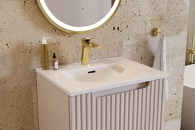 Závěsná skříňka Nova Sky se zápustným umyvadlem 50 cm dub coast evoke