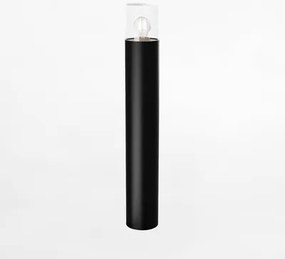 Černá venkovní stojací lampa SIENNA
