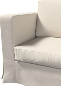 Potah na pohovku IKEA  Karlanda 3-místná nerozkládací, dlouhý barva šedá látka pletený vzor