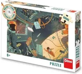 DINO Puzzle Najdi 10 předmětů Vesmír / 300 dílků / od 6 let