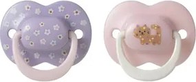 TOMMEE TIPPEE Dudlík Ultimate Fit Girl 6-18 m / Silikonový / Ortodonti