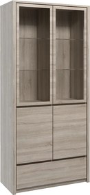 Obývací stěna s komodou MONTANA | 320 + 130 cm | dub trufla