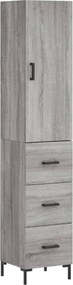 Skříň highboard šedá sonoma 34,5 x 34 x 180 cm kompozitní dřevo 3198855
