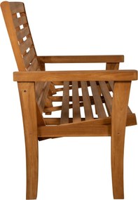 Polohovací teaková lavice Nicosia 120 cm