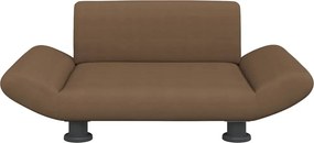 Pelíšek pro psy hnědý 70 x 45 x 28 cm textil 171998