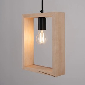 Sollux Lighting Závěsné svítidlo ARIES přírodní dřevo