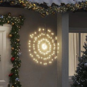 vidaXL Vánoční hvězdicová světla 8 ks 140 ch LED diod 17 cm [3190513] Barva: Teplá bílá