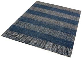 Modrý  koberec Rebel Navy Blue Rozměry: 100x150 cm