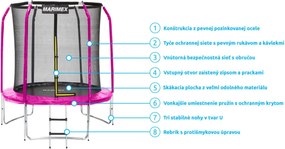 Marimex Standard 183 cm + vnitřní ochranná síť + žebřík