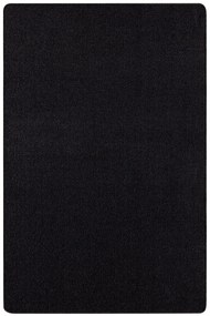 Hanse Home, Kusový koberec Nasty 102055 Schwarz, 200x300, černá, chodba / předsíň