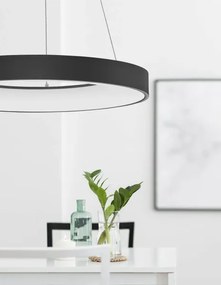 LED lustr Rando Thin 60 4000K černé