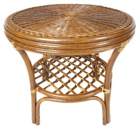 Ratanový stolek JANEIRO - tmavý med