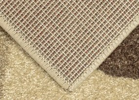 Koberce Breno Kusový koberec PORTLAND 1597/AY3D, Hnědá, Vícebarevné, 133 x 190 cm