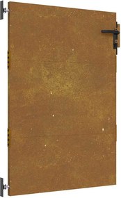 Zahradní brána 85 x 125 cm cortenová ocel 153258