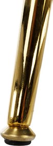 Křeslo ve stylu Art-deco, hořčicová Velvet látka/gold chrom-zlatý, NOBLIN