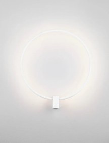 Matně bílé hliníkové LED stmívatelné nástěnné svítidlo Cercio – Nova Luce