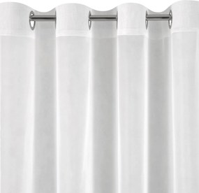 ZÁCLONA NA KROUŽCÍCH LUCY 300 CM X 250 CM CM BÍLÁ