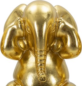 Sada 3 ks dekorativních figurek Elephant zlatá