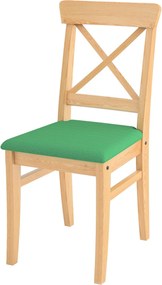 Potah na židli Ingolf s čalouněným sedákem barva zelená