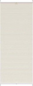 Plisovaná roleta 90 x 200 cm krémová 240640