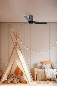 FARO 33834 MINI PUNT TUB S stropní ventilátor, černá s DC motorem - FARO