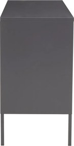 Šedá ocelová vitrína 140x80x45 cm Acier – Premier Housewares