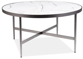Konferenční stolek Daphine (mramor bílý + šedá). 1050107