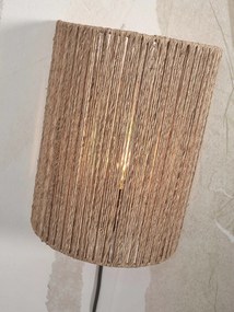 Nástěnná lampa gazuto 32 cm přírodní MUZZA