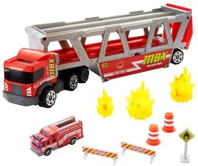 Matchbox hasičský tahač fire rescue hauler, mattel gwm23